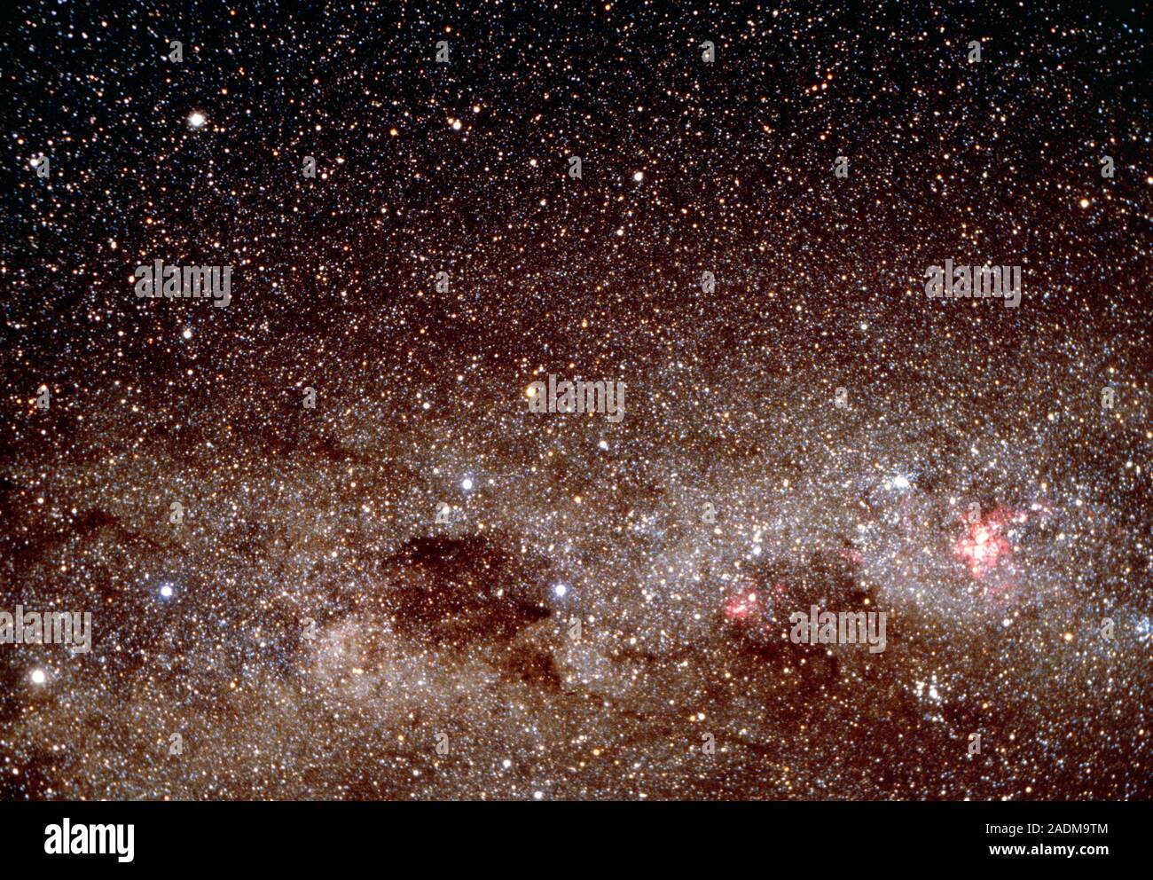 Constellations. Starfield featuring (from left to right) the ...