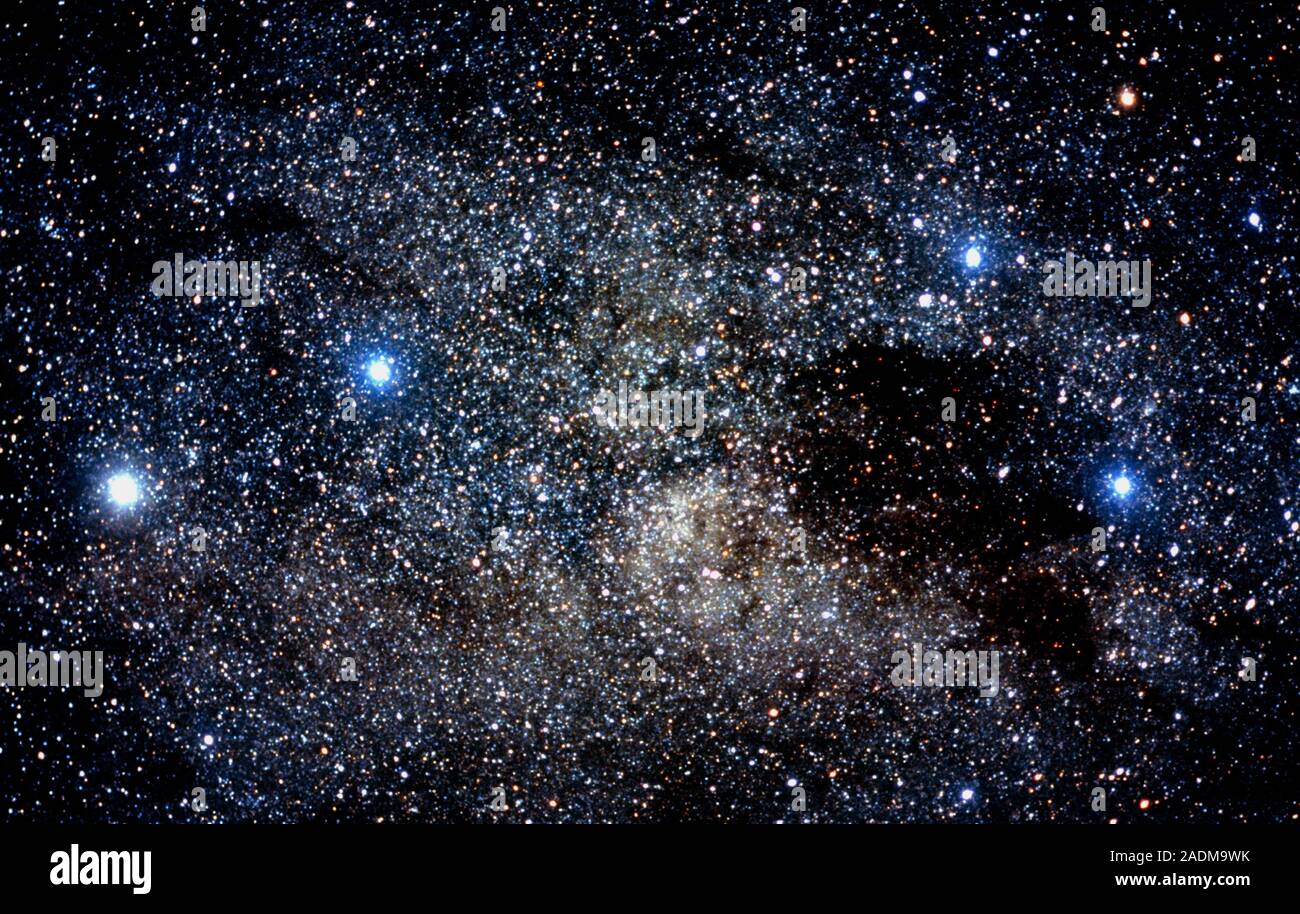 Crux and Centaurus constellations. Starfield featuring the ...