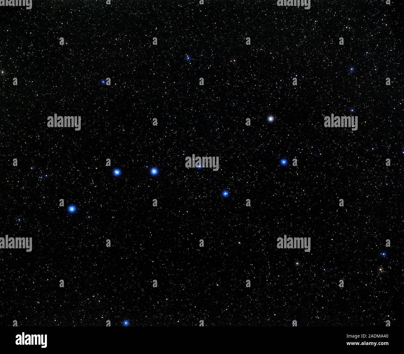 The Plough. This asterism (group of stars) is part of the much larger ...