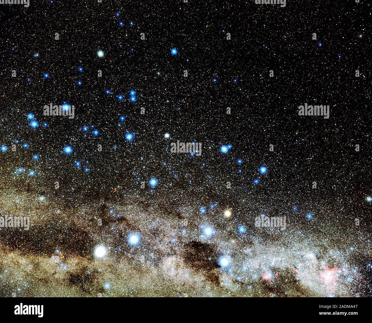 Centaurus and Crux constellations. These are bright constellations in ...