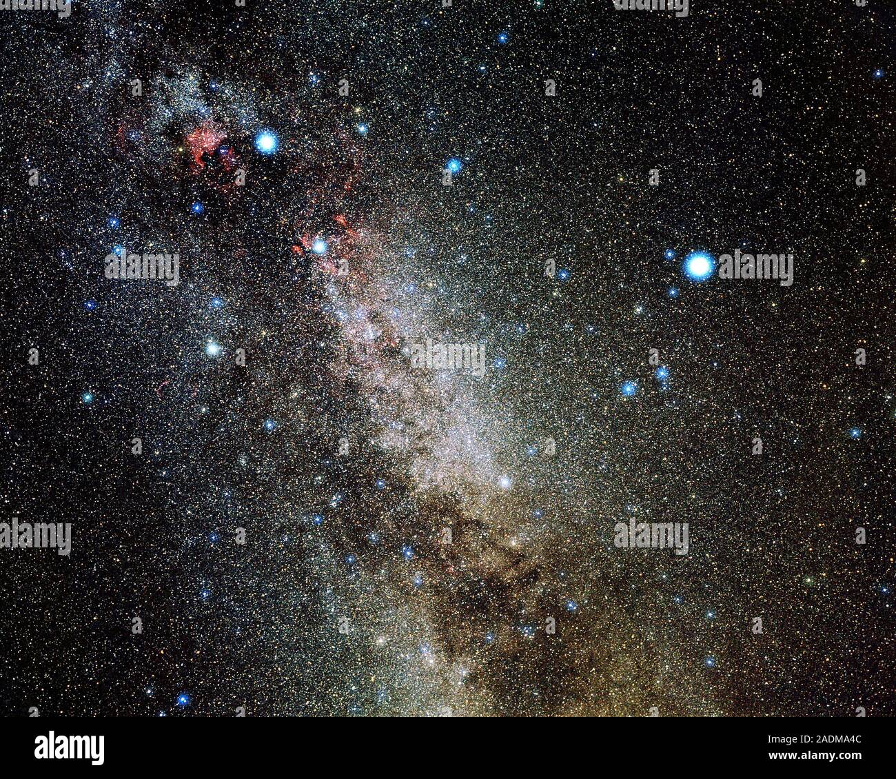 Cygnus and Lyra constellations. Cygnus, the swan, is at centre left ...