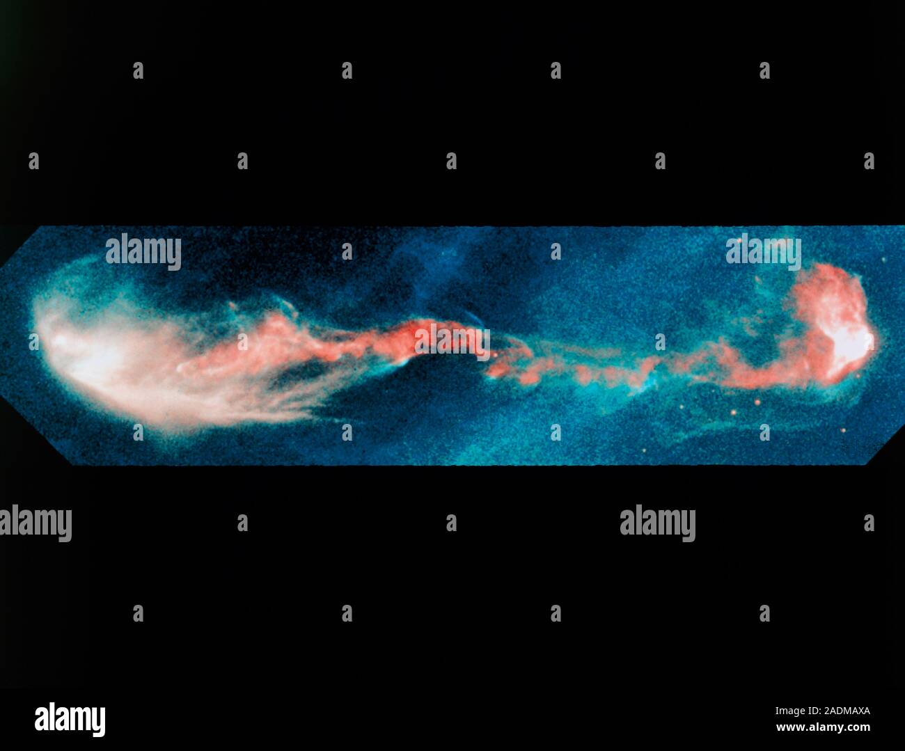 Jet from a young star. Visible light image of the Herbig-Haro object HH ... Jet from a young star. Visible light image of the Herbig-Haro object HH ...