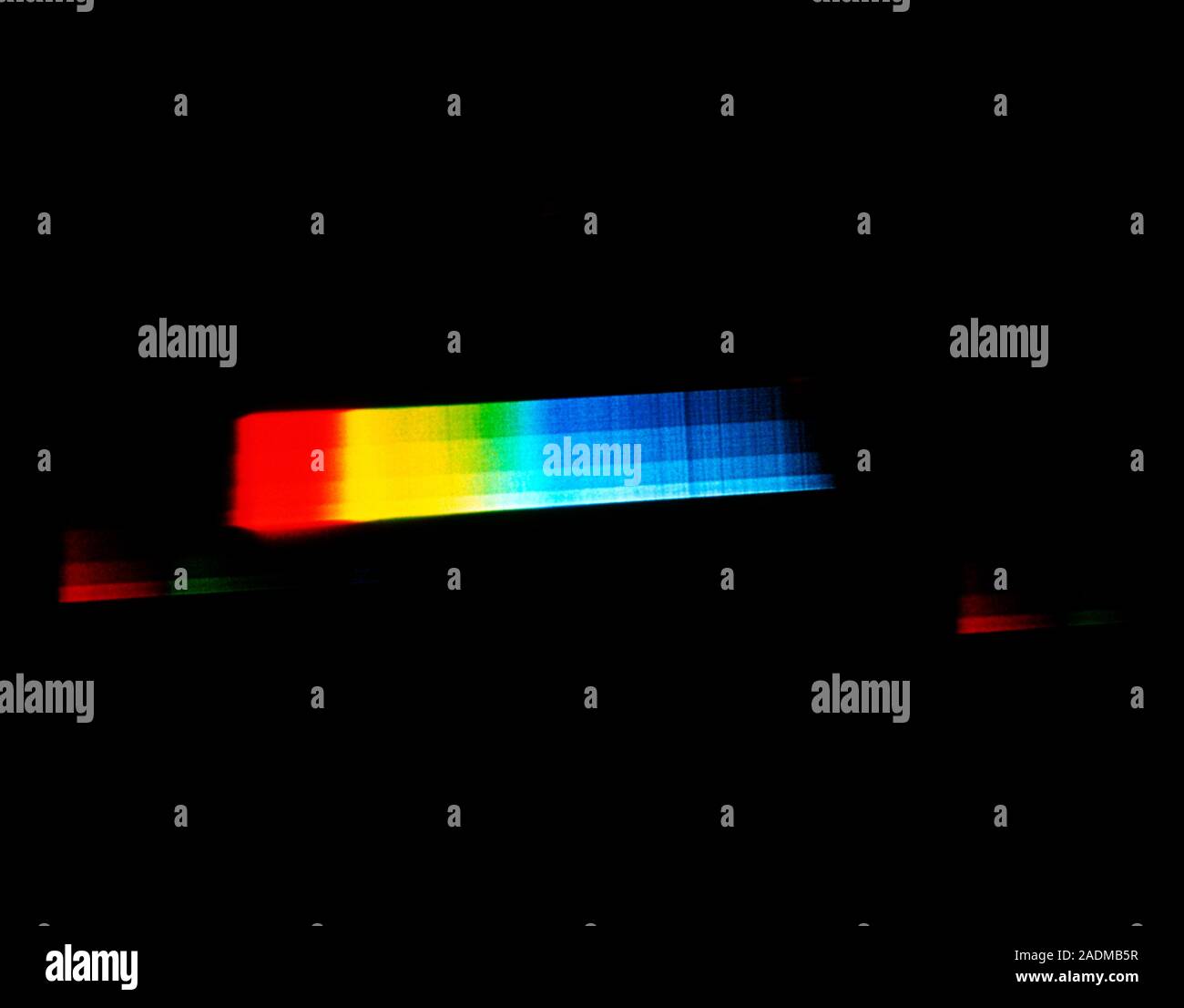 Spectrum of Arcturus. Visible light spectrum of the orange giant star ...