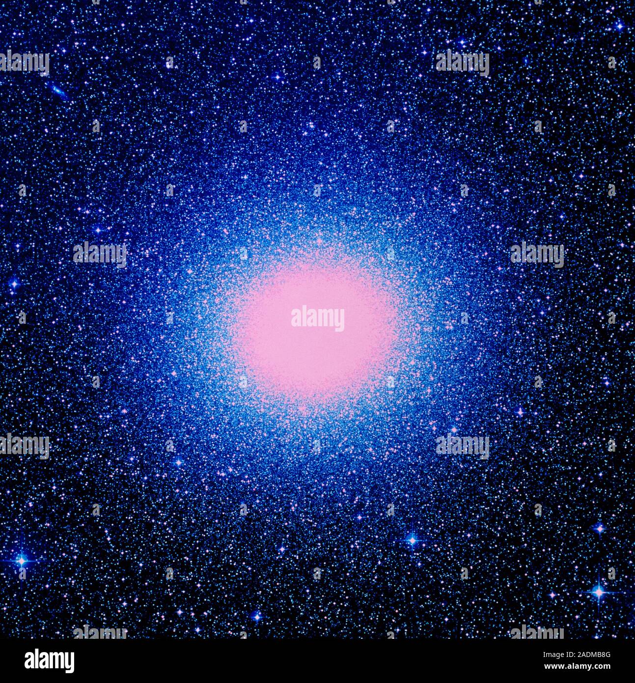 Omega Centauri globular star cluster. True-colour optical image of the ...