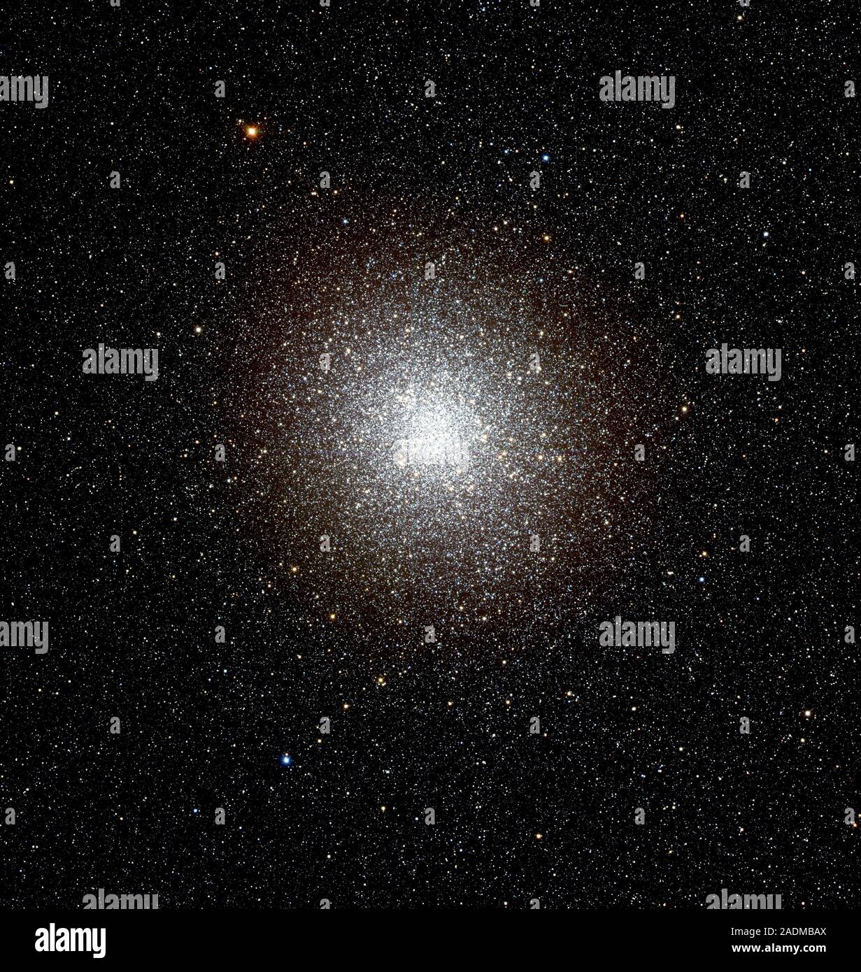 Globular star cluster M22 (NGC 6656), optical image. Globular star ...
