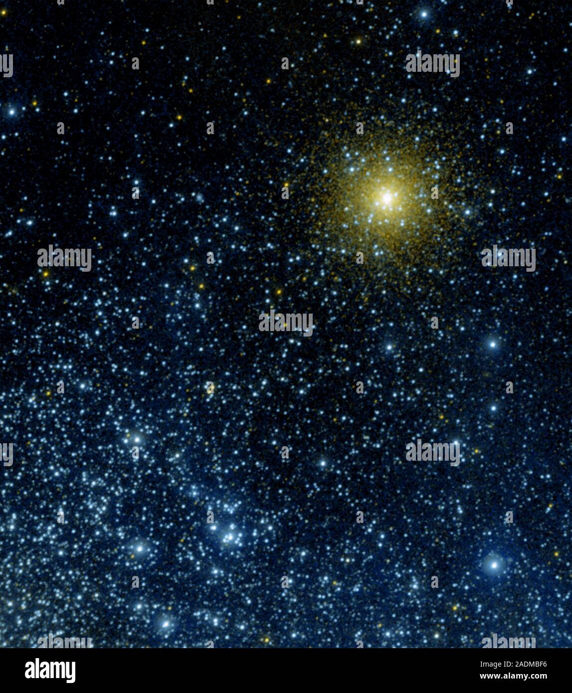 Globular star cluster NGC 362. NGC 362 (yellow, upper right) is a ...