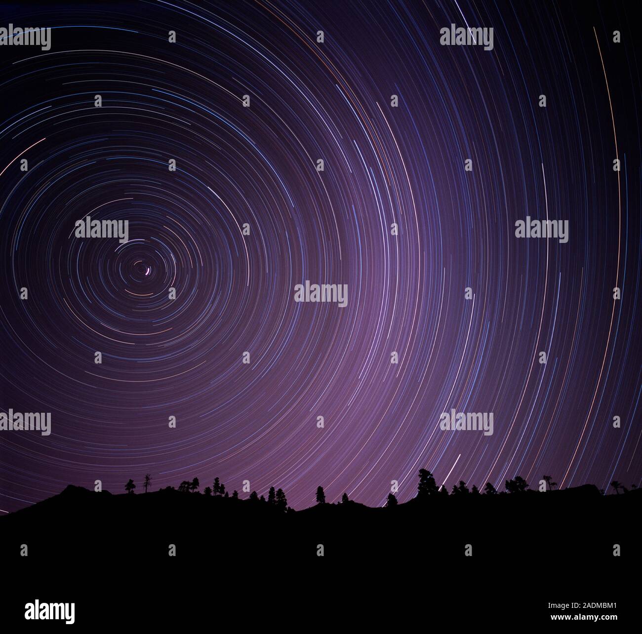 Star trails. These streaks of light are formed on long-exposure ...