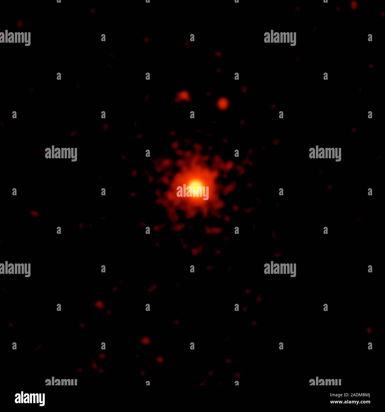 Red dwarf. Satellite image of the red dwarf Proxima Centauri (centre ... Red dwarf. Satellite image of the red dwarf Proxima Centauri (centre ...