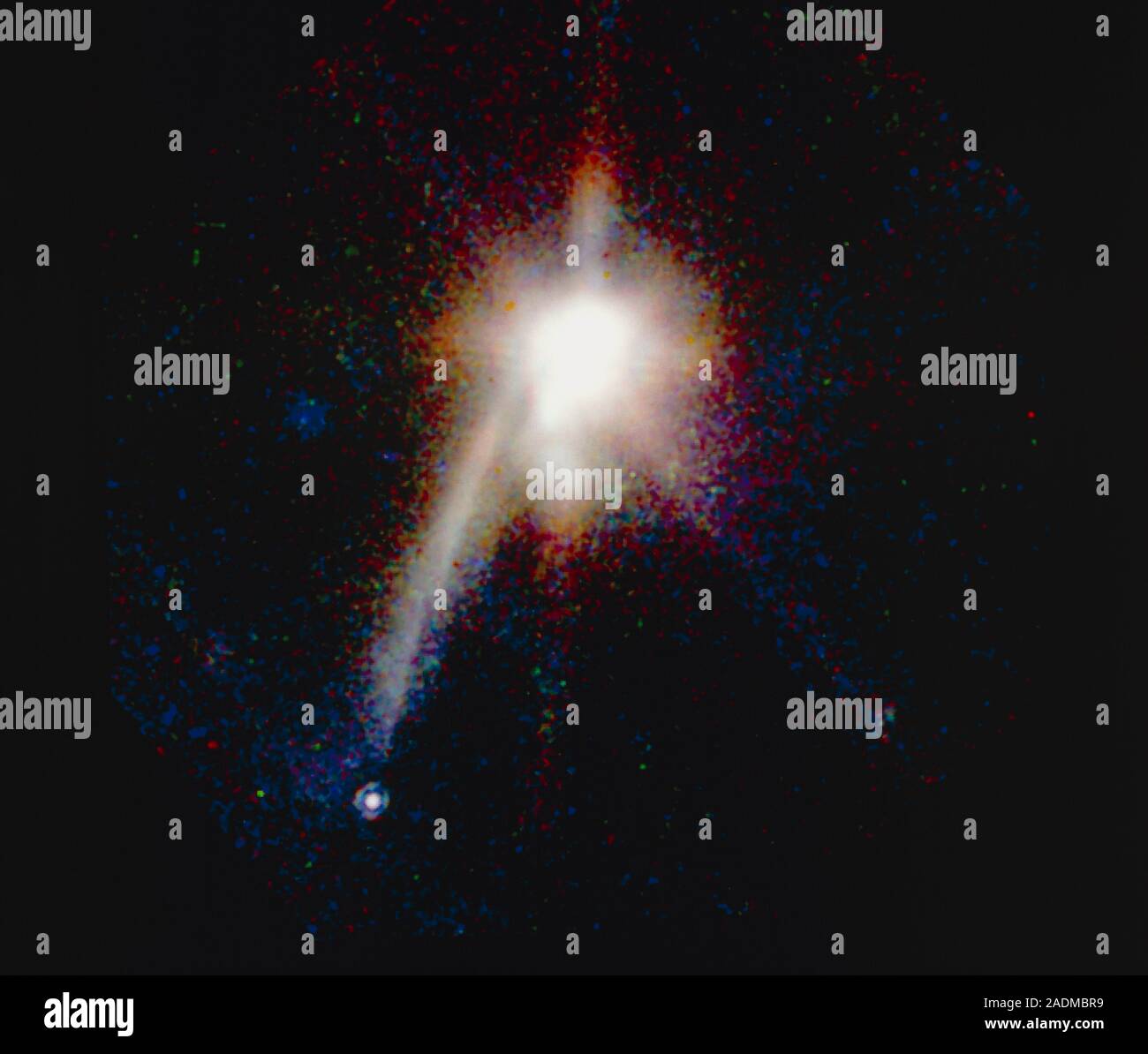 Extrasolar planet. Hubble Space Telescope (HST) infrared image of ...