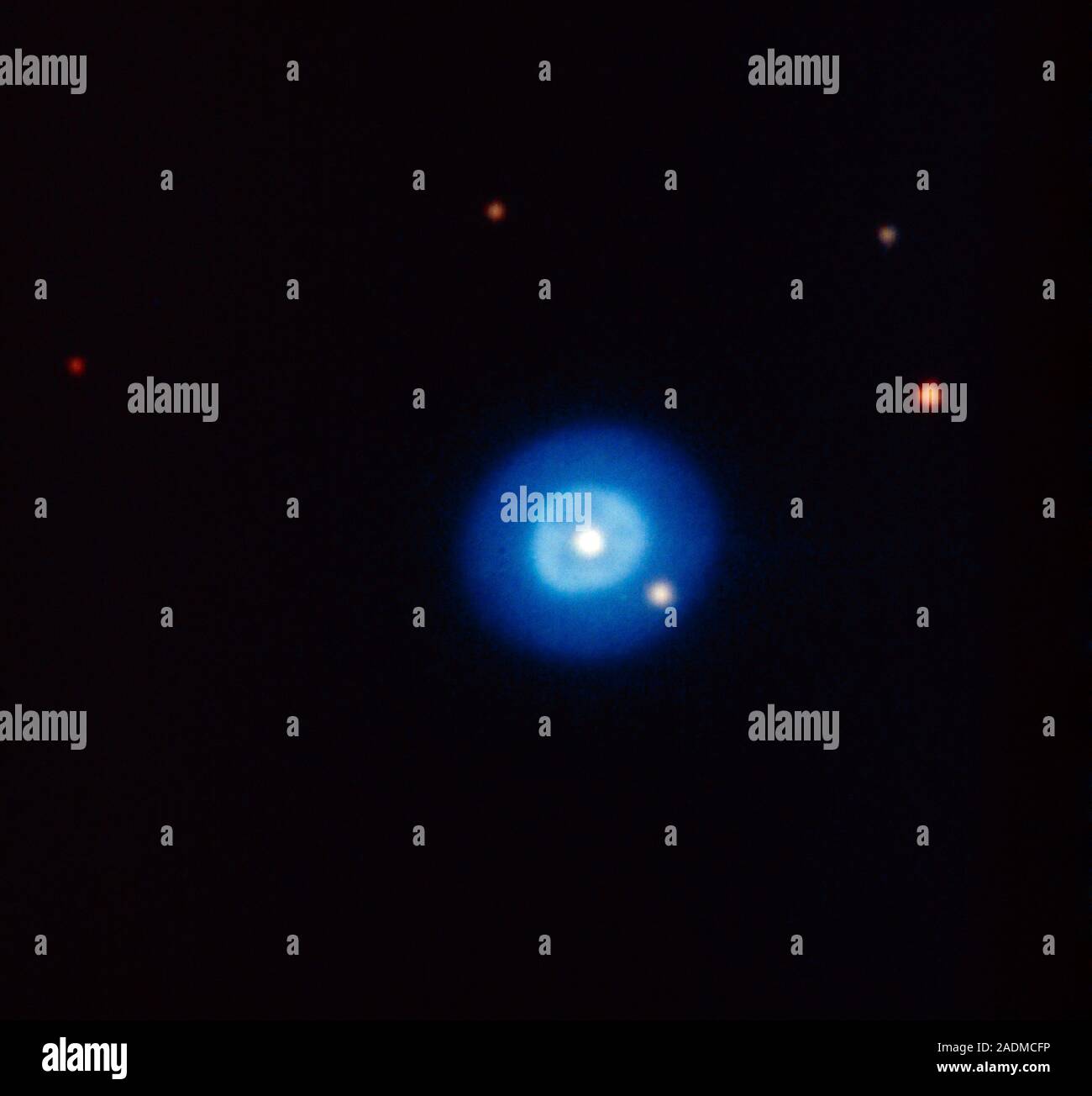 Optical CCD (Charge Coupled Device) image of the planetary nebula NGC ...