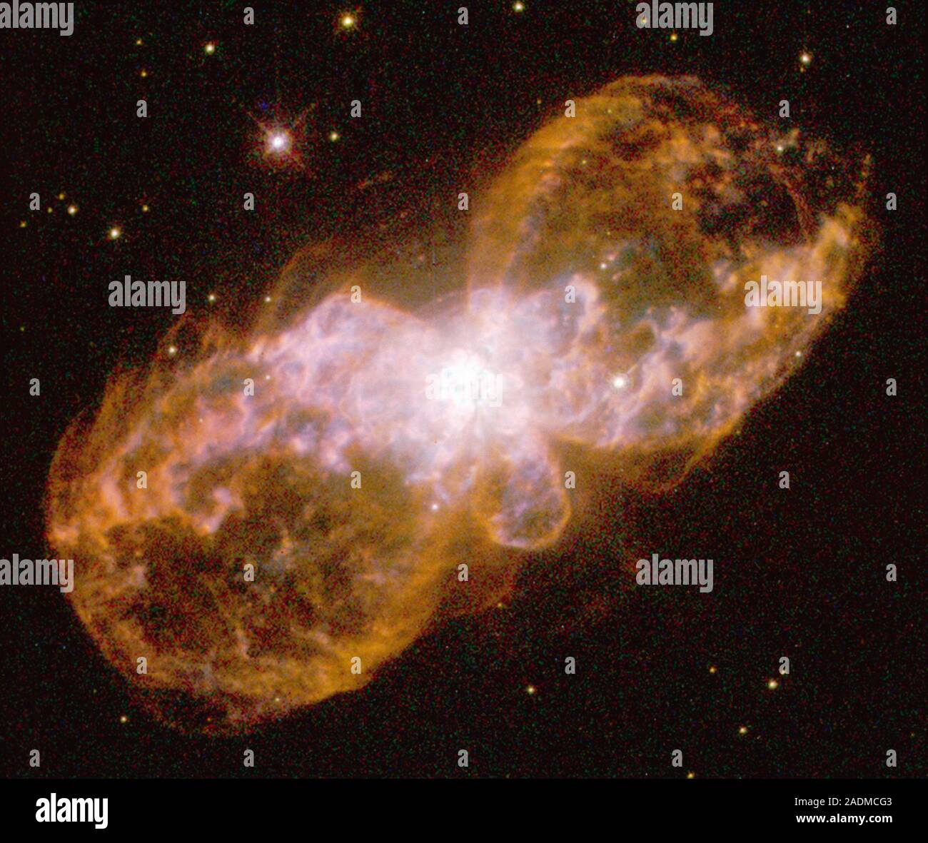 Planetary nebula. Hubble space telescope image of the Hubble 5 ...