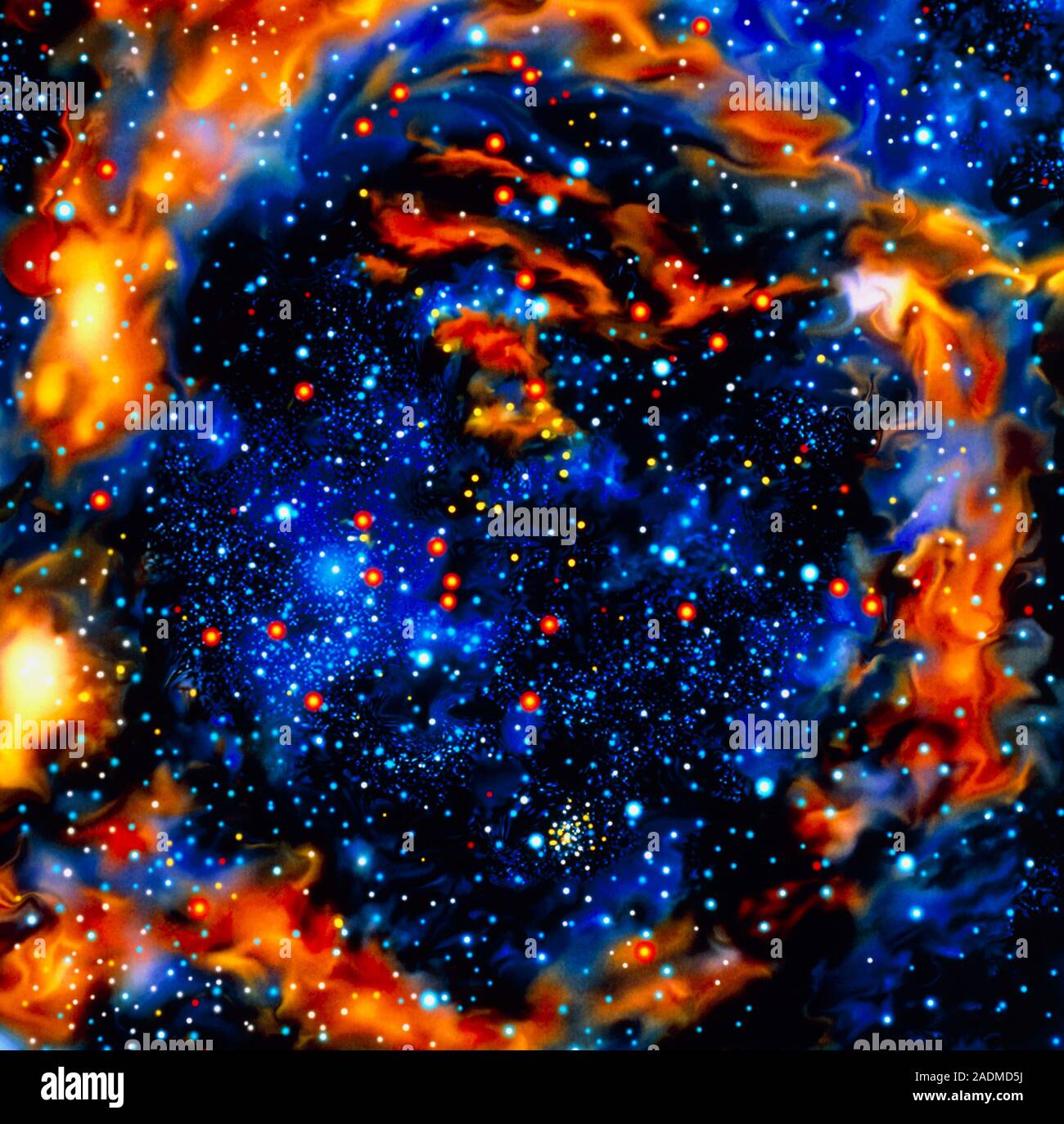 The Local Bubble. Map of a small portion of our Milky Way galaxy ...