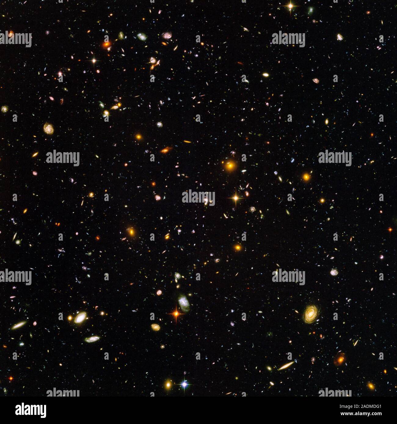 Ultra Deep Field galaxies. Hubble Space Telescope Ultra Deep Field, the ...