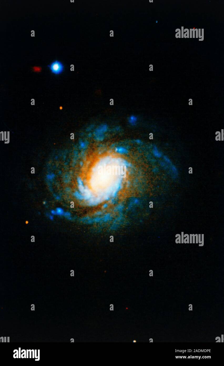 Image-processed optical photograph of the Seyfert type galaxy NGC 1068 ...