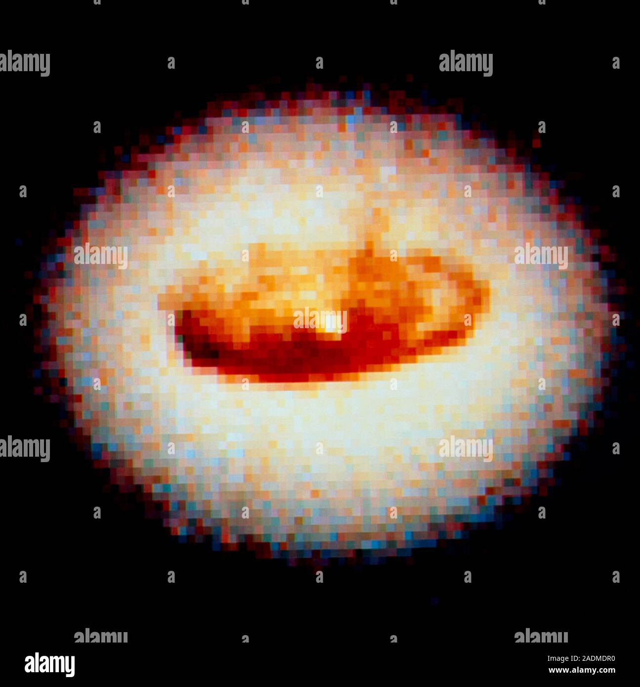 Black hole in the core of a galaxy. Hubble Space Telescope (HST) image ...