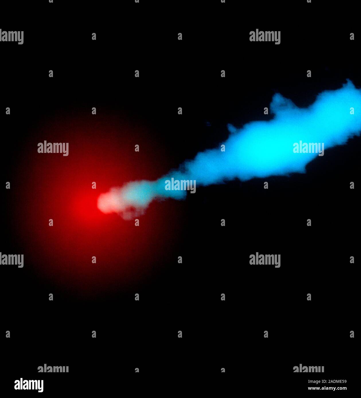 Optical CCD image of the giant elliptical galaxy M87 (NGC 4486) and its ...