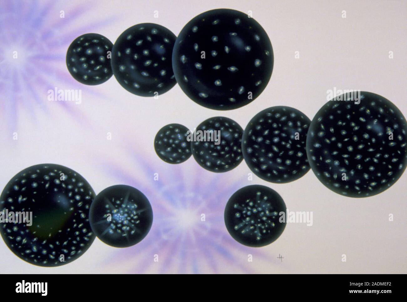 Illustration depicting three theories of the evolution of the universe ...