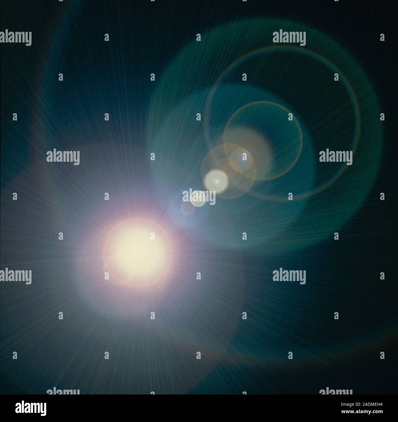 Big Bang. Computer artwork depicting the Big Bang, the huge explosion ...