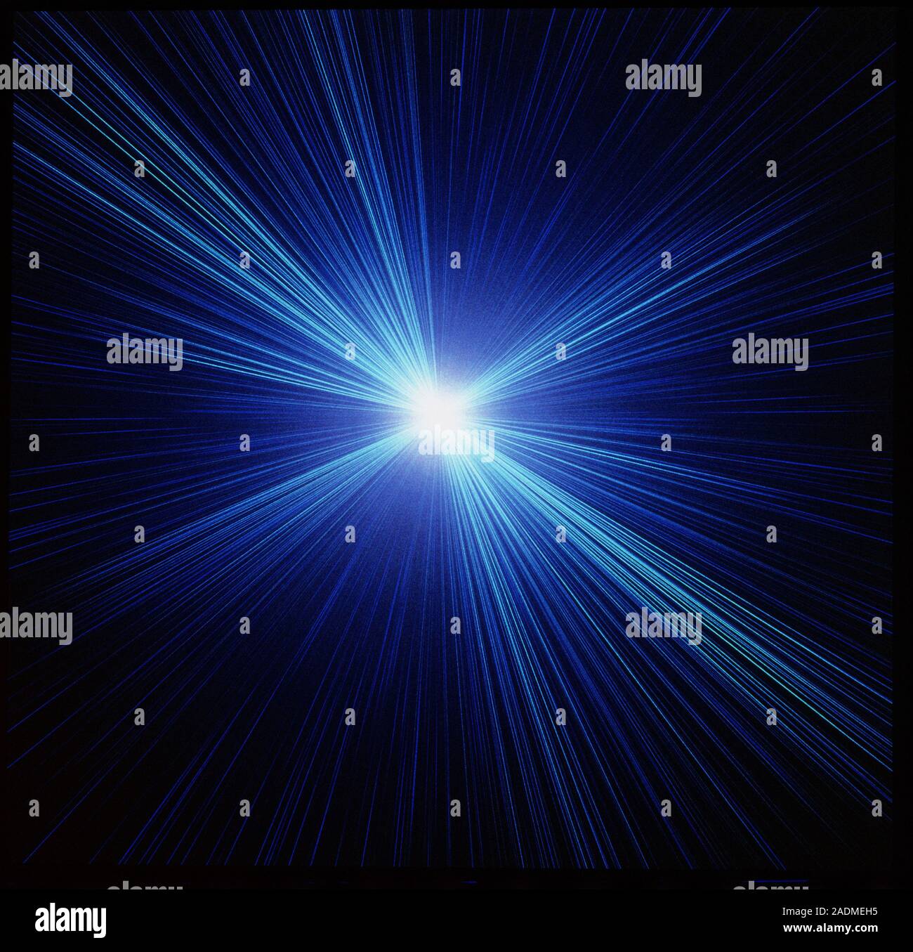 Big Bang. Computer artwork depicting the Big Bang, the huge explosion ...