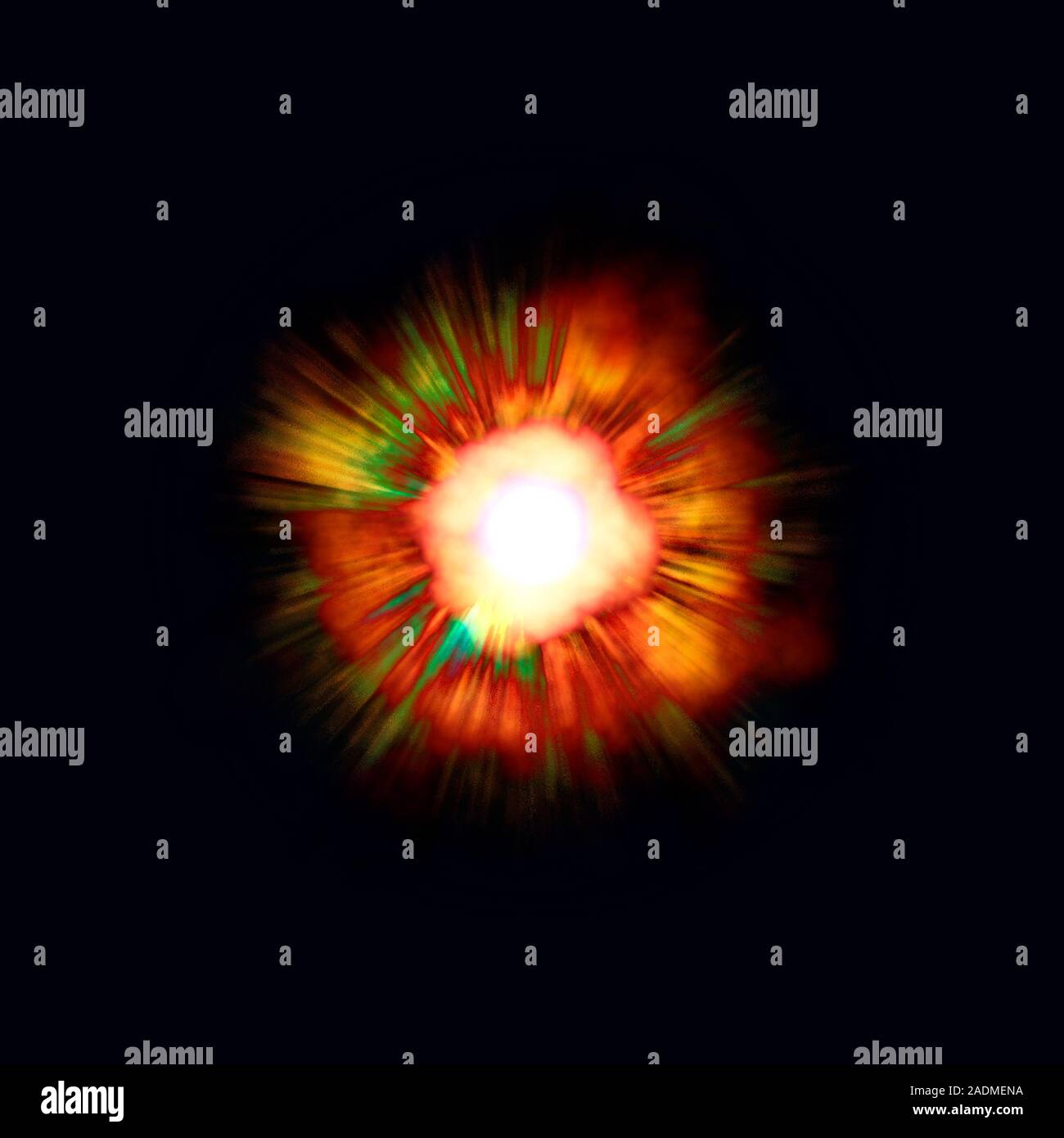 Big Bang. Conceptual computer artwork representing the origin of the ...