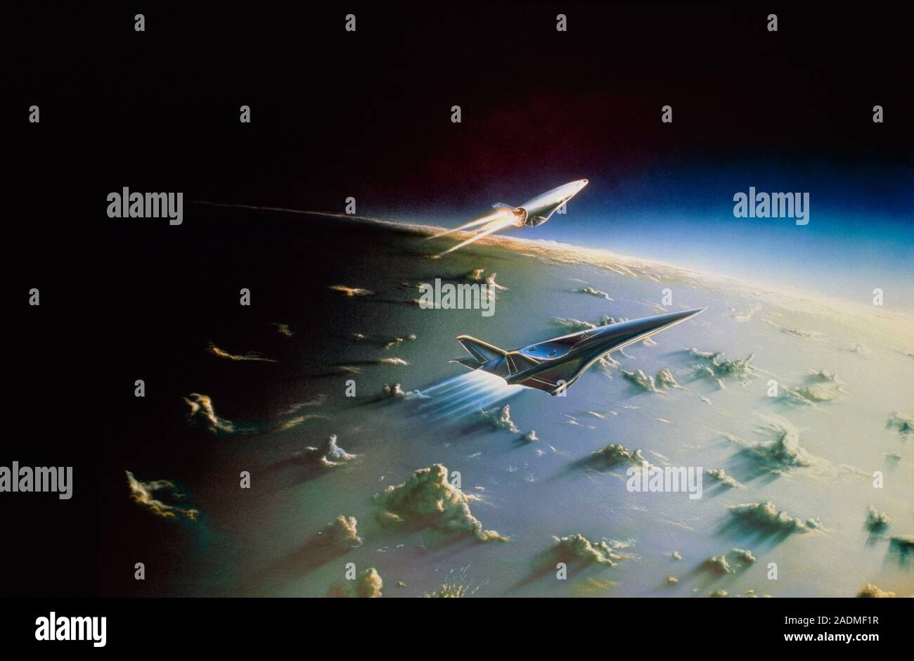 Saenger/Horus orbital injection. High in the atmosphere, the Horus ...