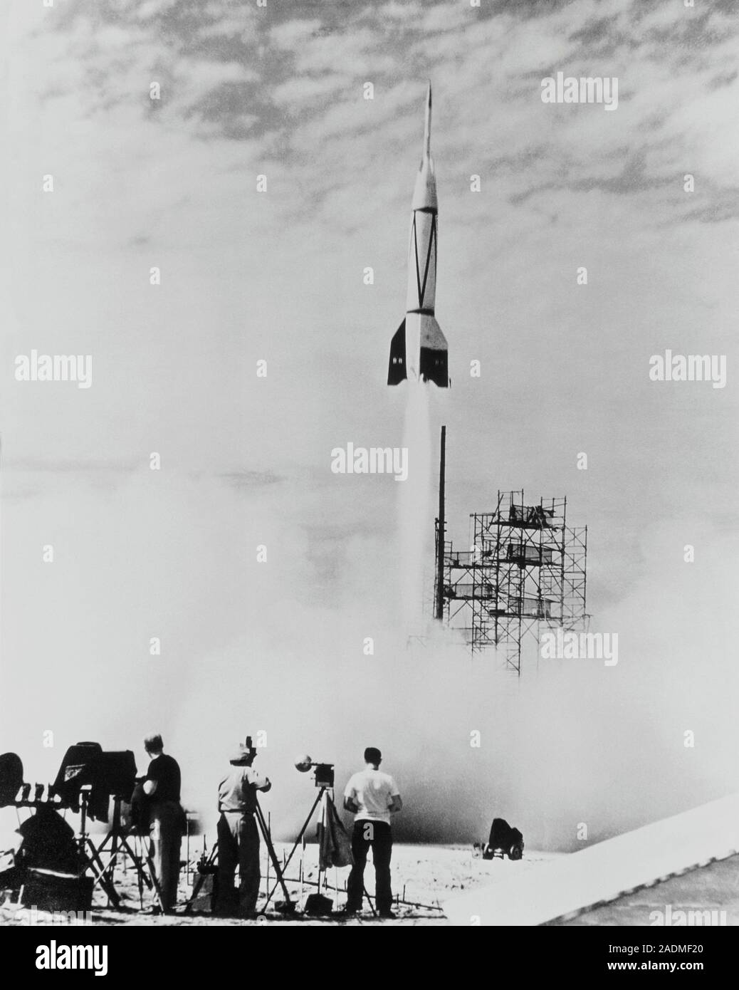 First rocket launch from Cape Canaveral in Flori- da, USA, on 24 July ...