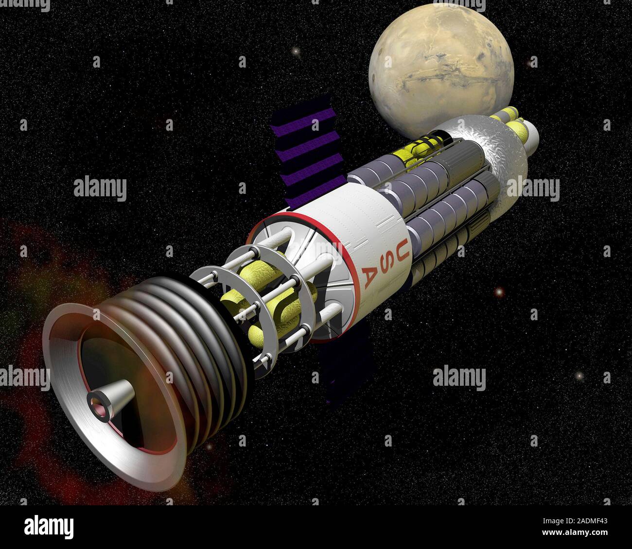 Nuclear Rocket To Mars Blueprints