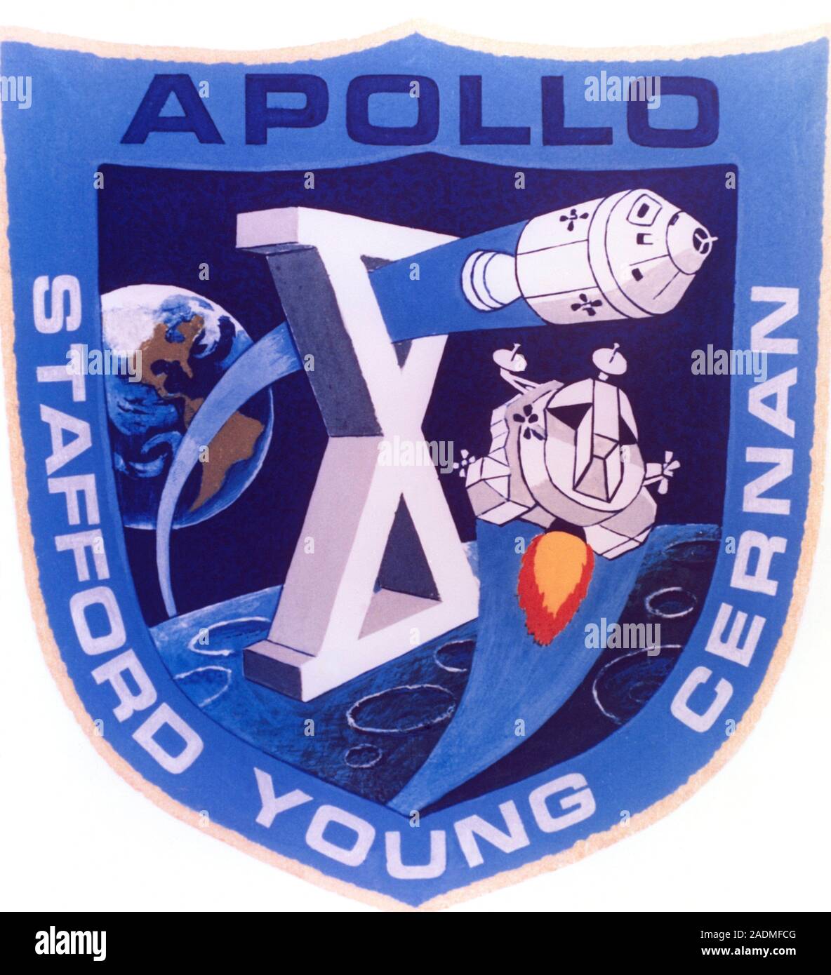 Apollo 10 emblem Stock Photo - Alamy