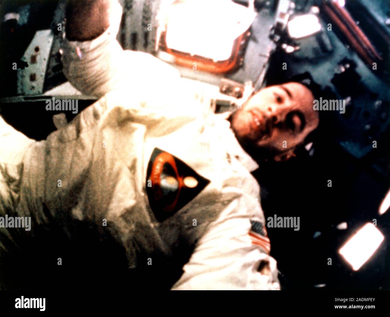 Apollo 8 pilot William Anders during intra- vehicular activity. This ...