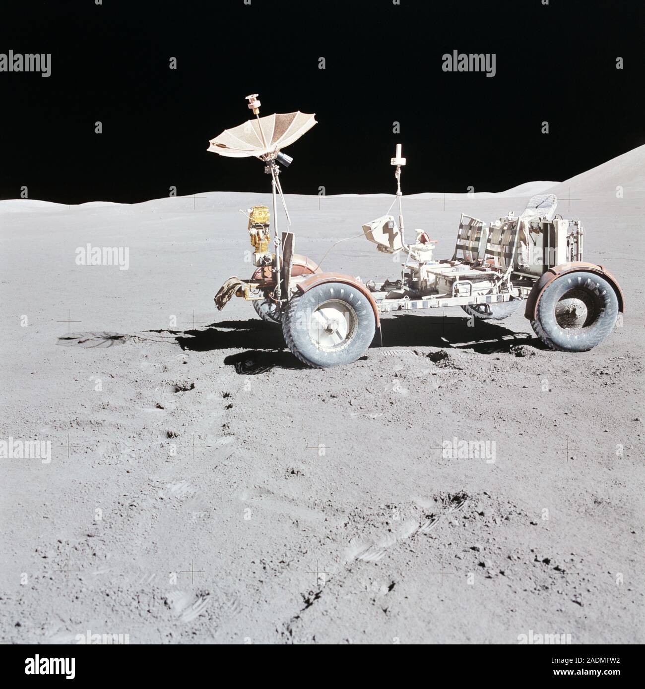 Lunar Roving Vehicle during Apollo 15, August 1971. This mission saw ...