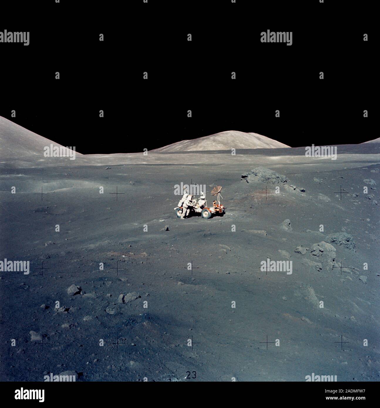 Apollo 17 astronauts. US astronauts Eugene Cernan and Dr Harrison ...