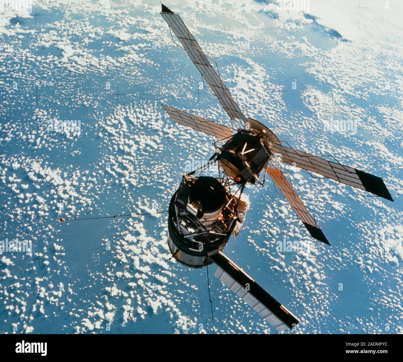 Skylab space station. View of the Skylab space station as seen from the ...