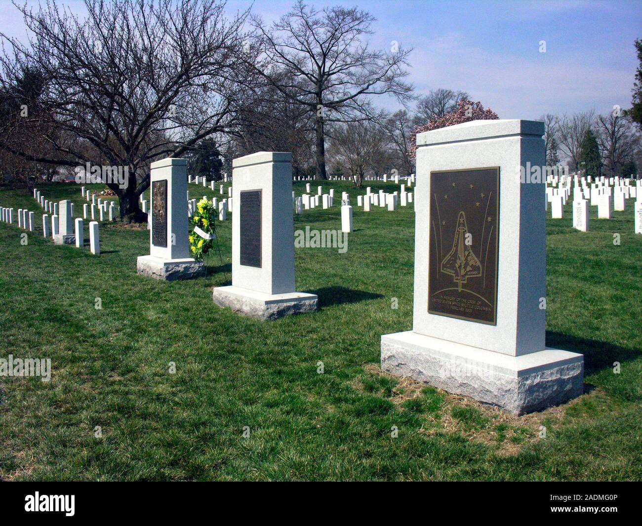 Memorials to the Columbia and Challenger space shuttle disasters ...