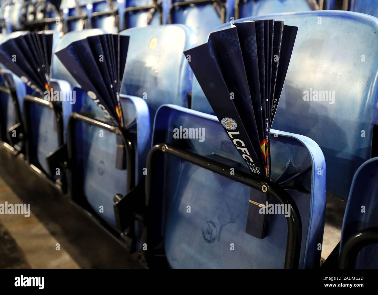 Leicester king power stadium seating hi-res stock photography and ...