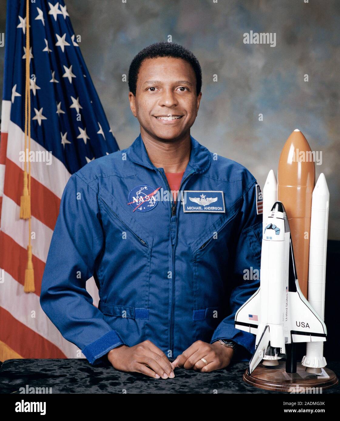 Astronaut Michael Anderson, a victim of the 1st February 2003 disaster ...