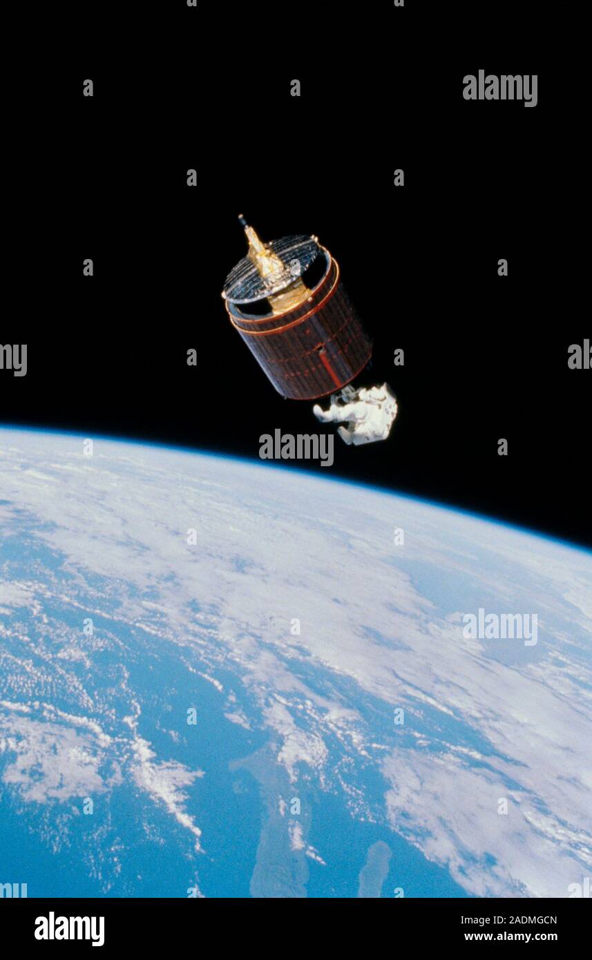 Space shuttle Discovery (mission 51-A, the 14th shuttle mission ...