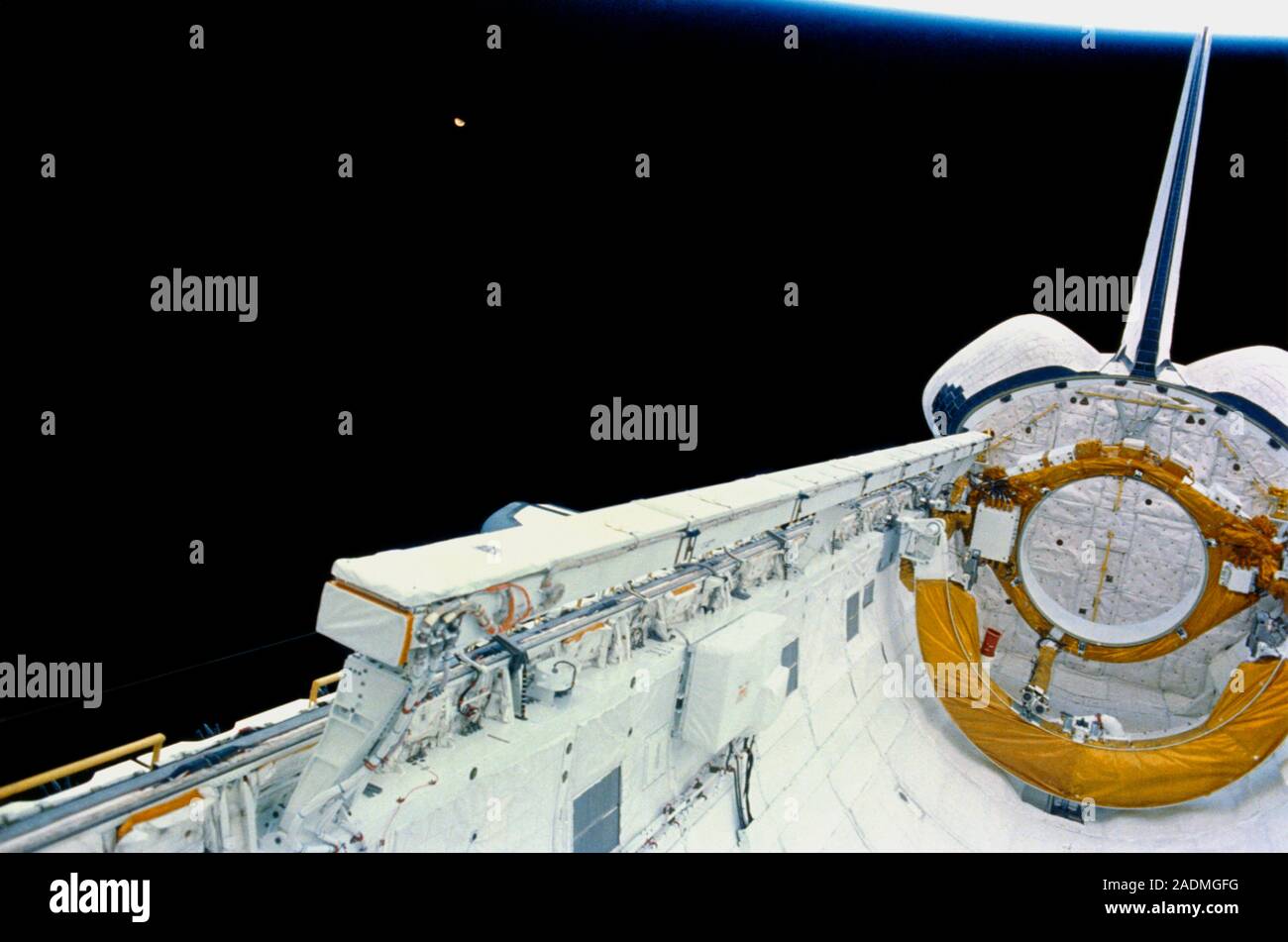 Radiator Element For The Us Space Station On Test During Shuttle