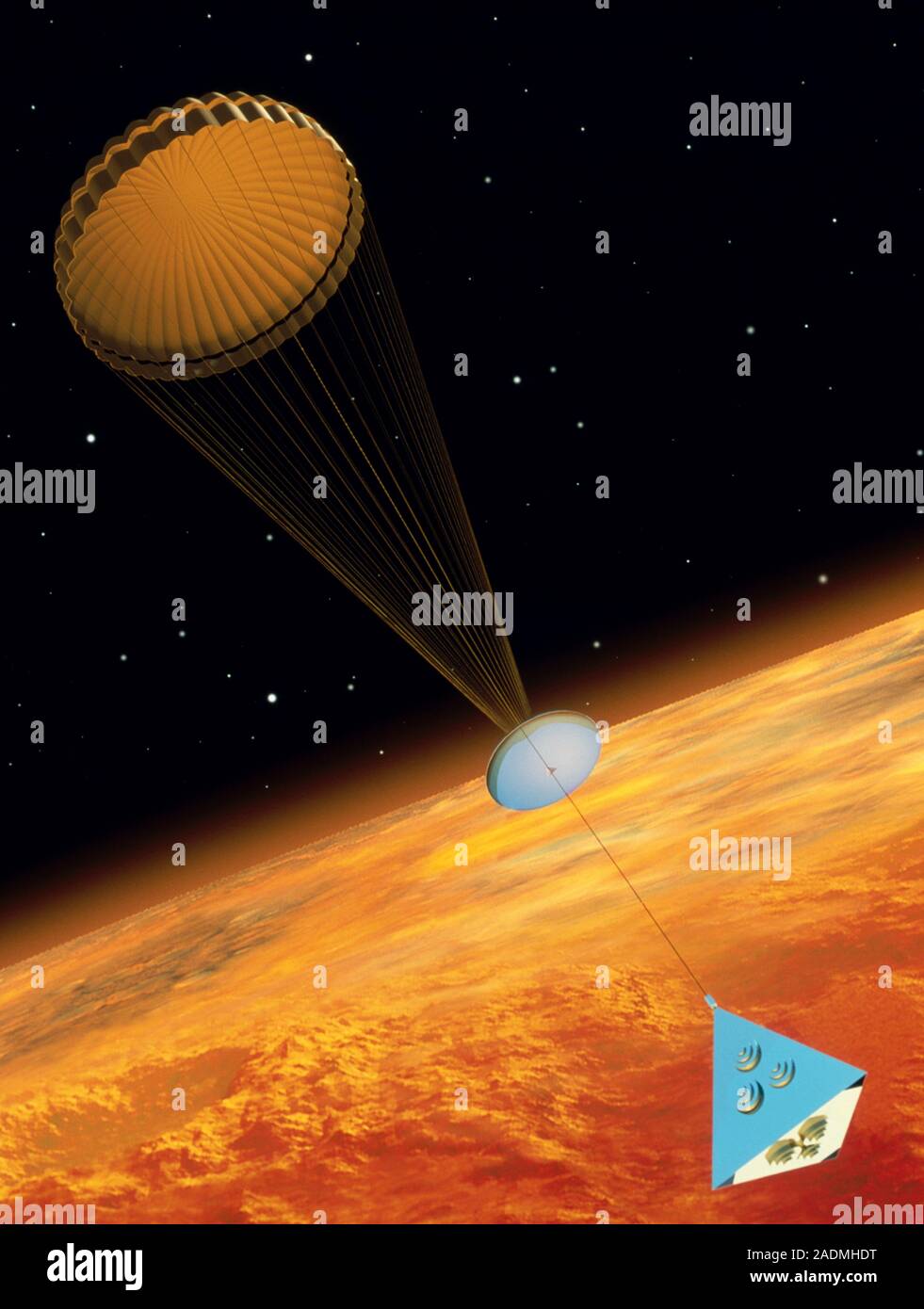 Mars Pathfinder. Artist's impression of the Mars Pathfinder spacecraft ...