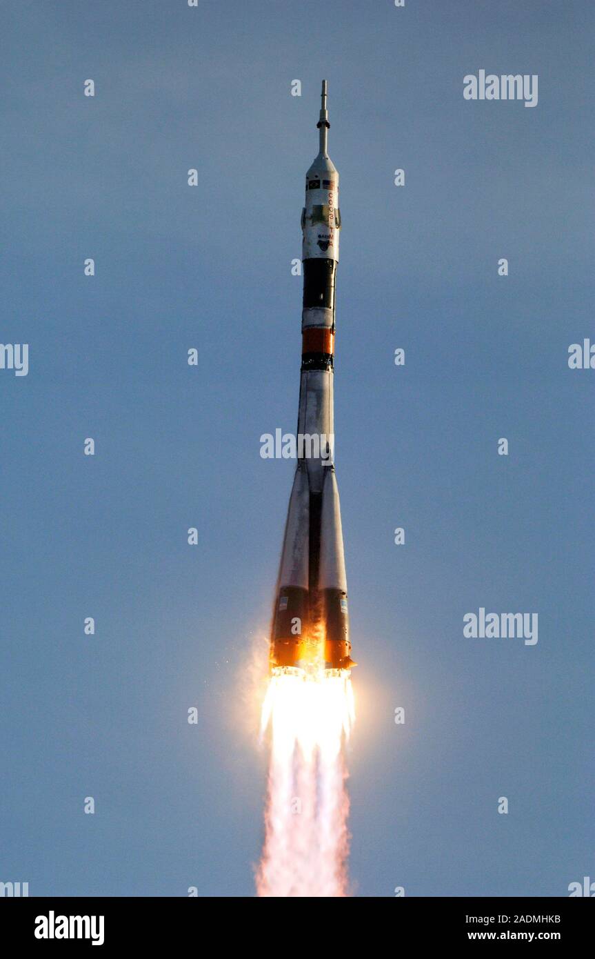 Soyuz TMA-8 mission launch, March 2006. This is the Soyuz TMA-8 mission ...