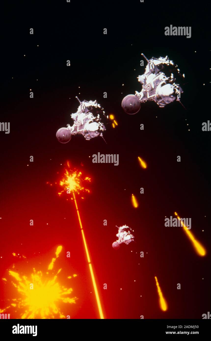 The popular but wholly fictional conception of space warfare. In ...