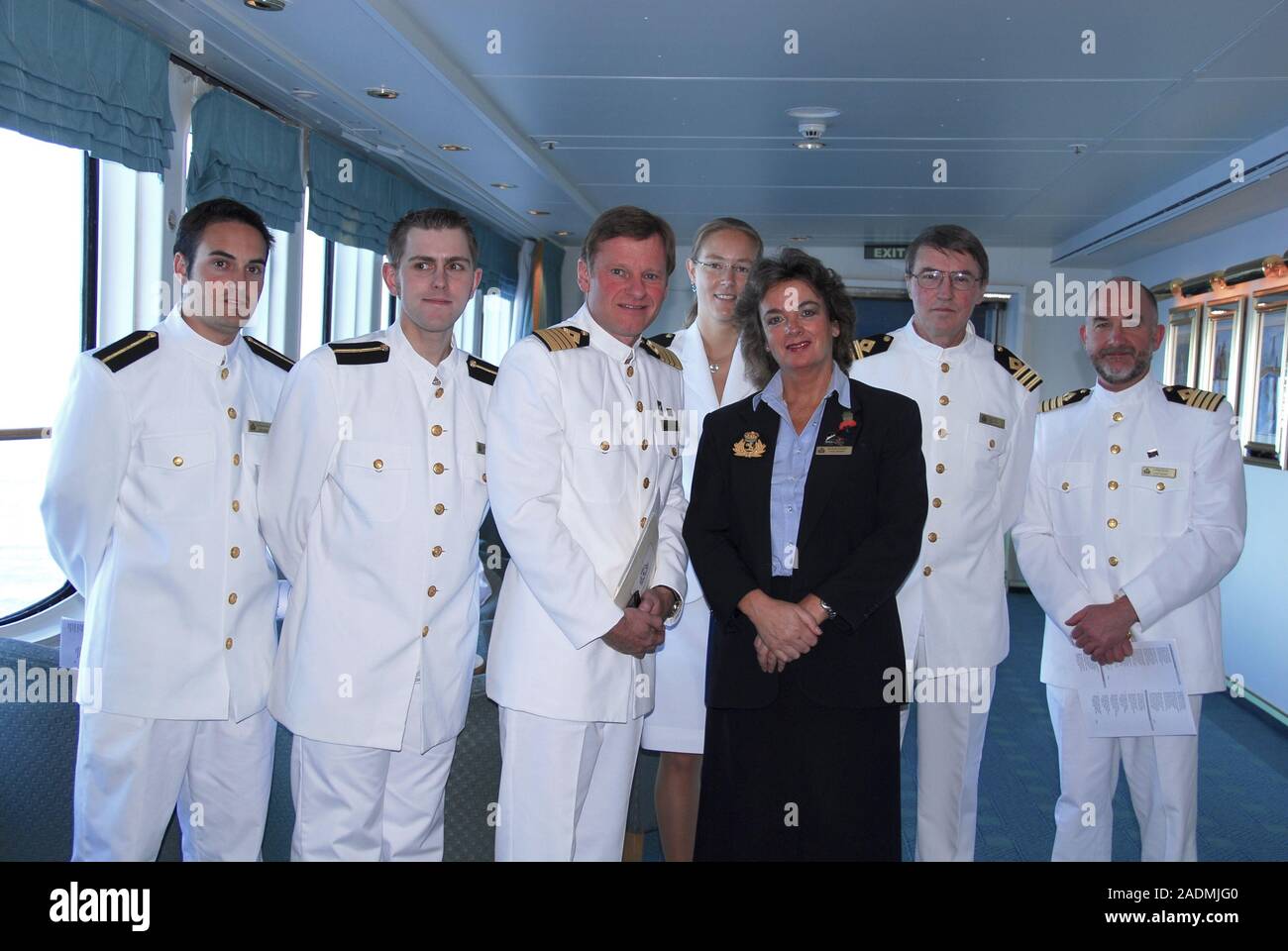 Queen Elizabeth 2 cruise ship is pictured during her last months of ...