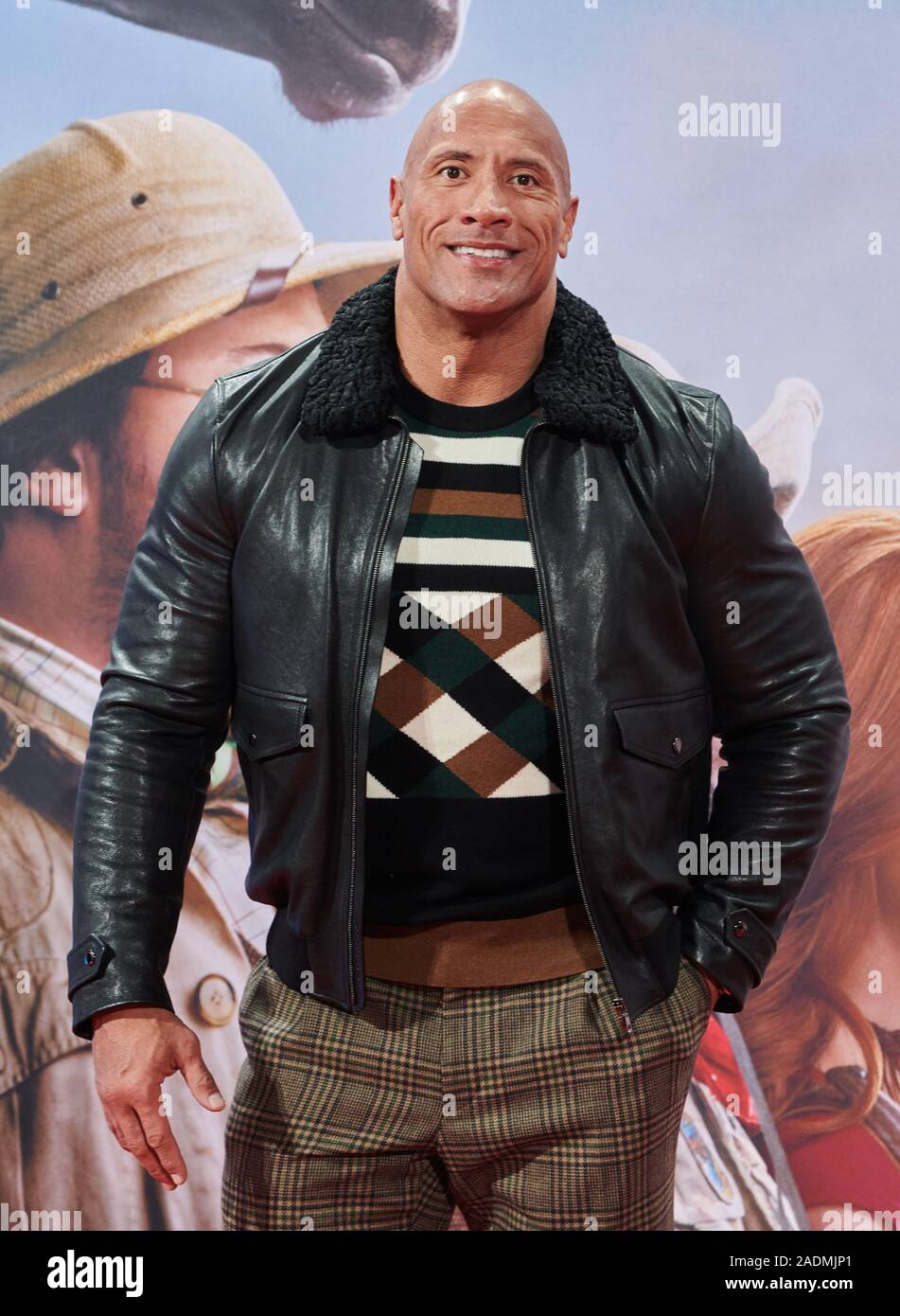Berlin, Germany. 04th Dec, 2019. Actor Dwayne Johnson comes to the ...