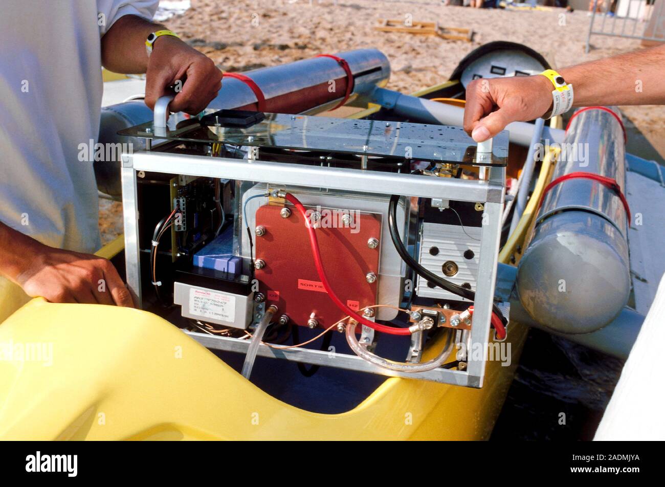 Fuel cell engine for small boats. This fuel cell engine was developed ...