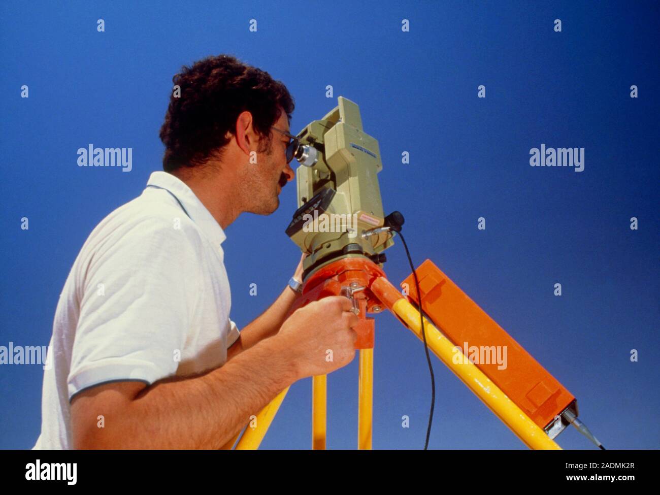 A WILD T1600, a sophisticated tool used for geodesic surveying. It ...