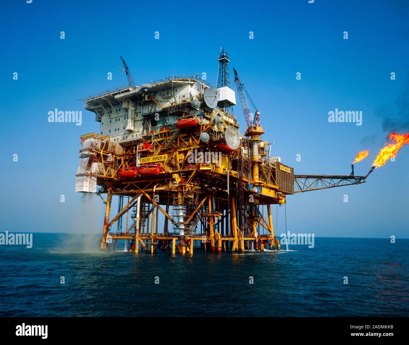 Piper Platform, Occidental Consortium, a production platform in the ...
