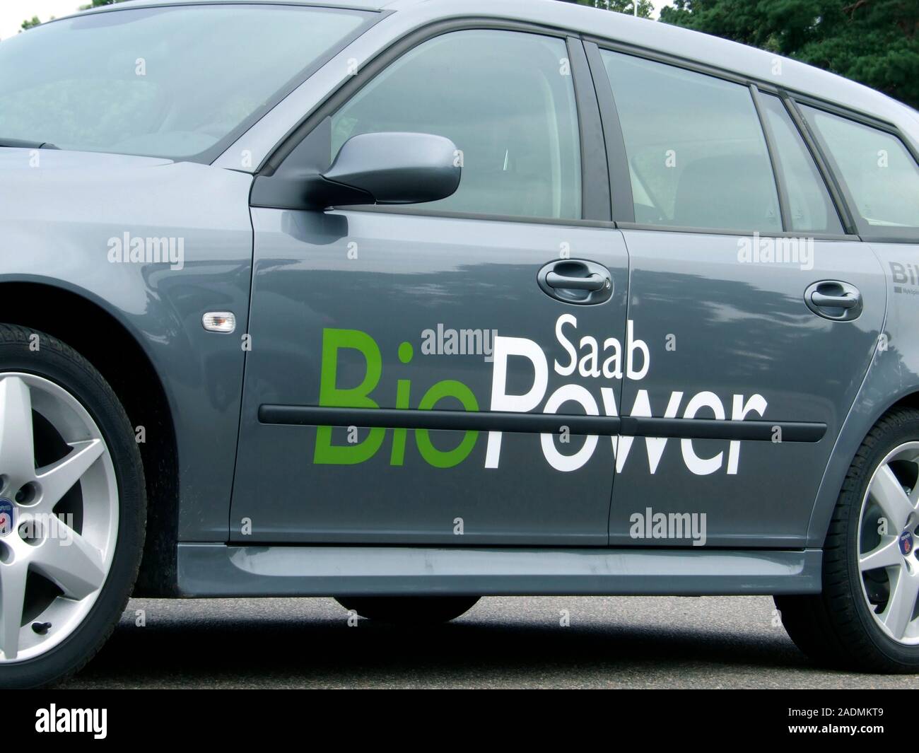 Flexible-fuel vehicle. This car can be run on either conventional ...