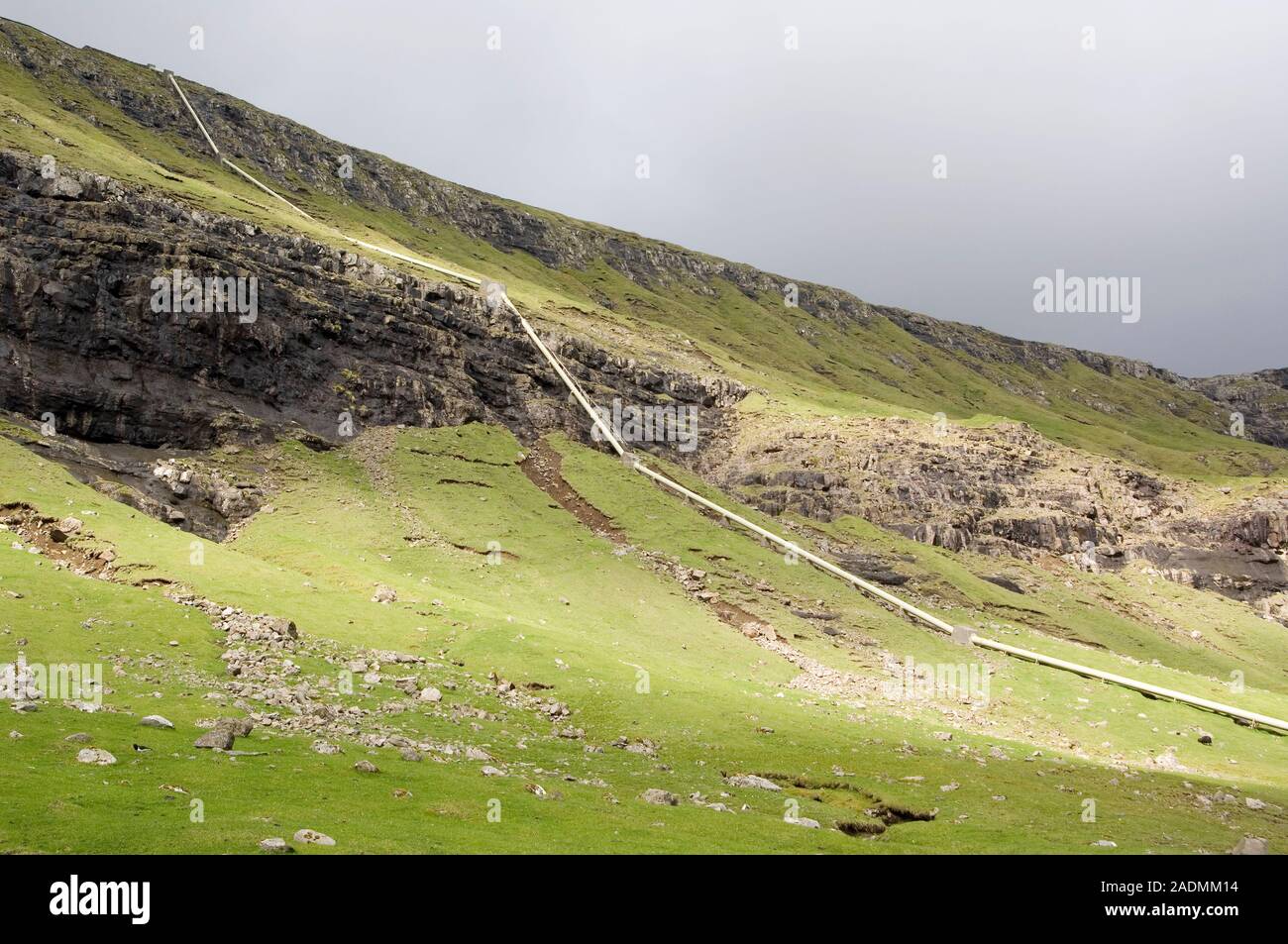 Water pipeline. The water carried by this pipeline will be used to ...