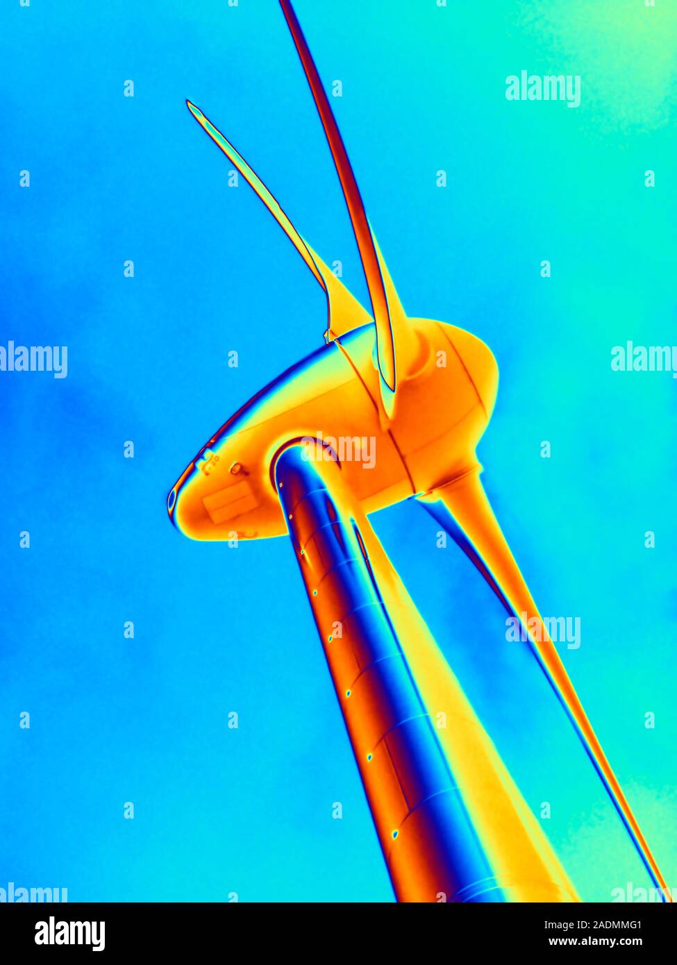 Wind turbine, computer artwork Stock Photo - Alamy