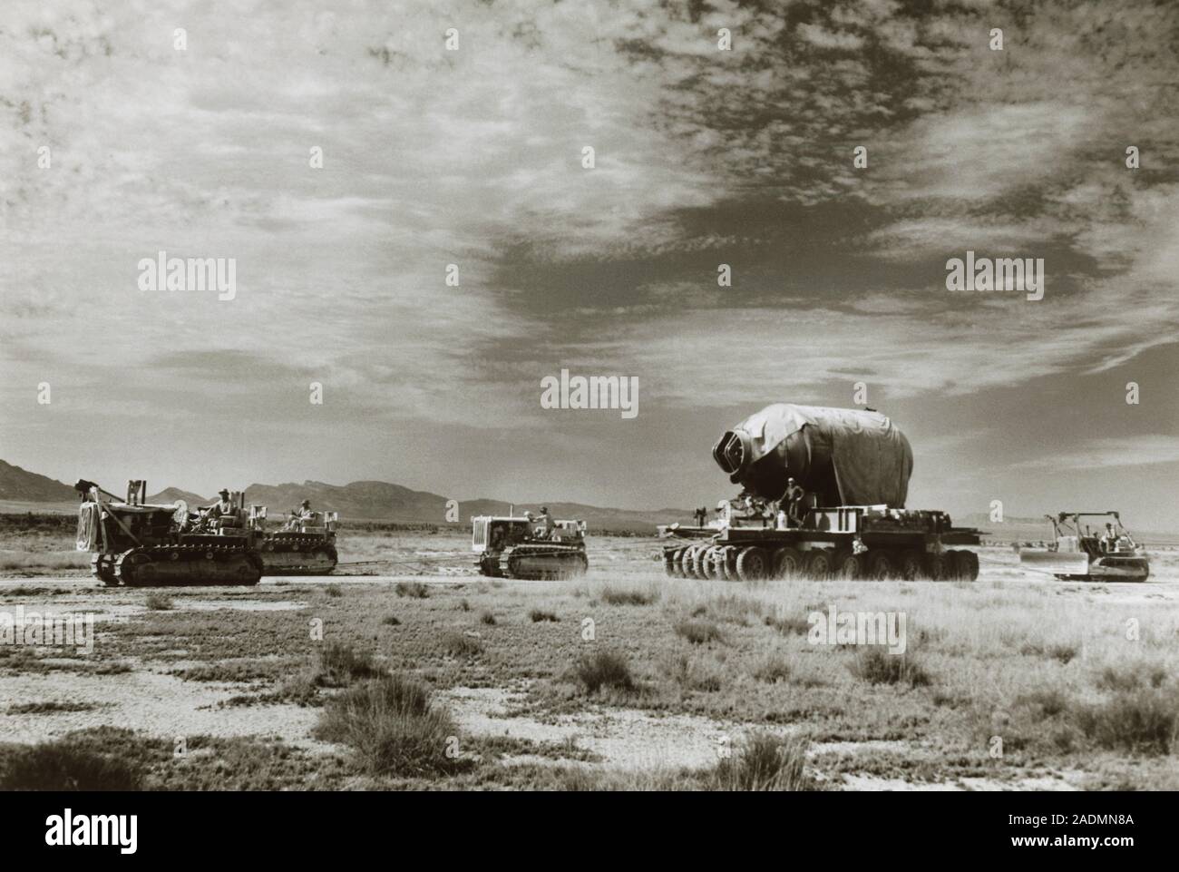 Preparations for the Trinity Test, the world's first detonation of a ...