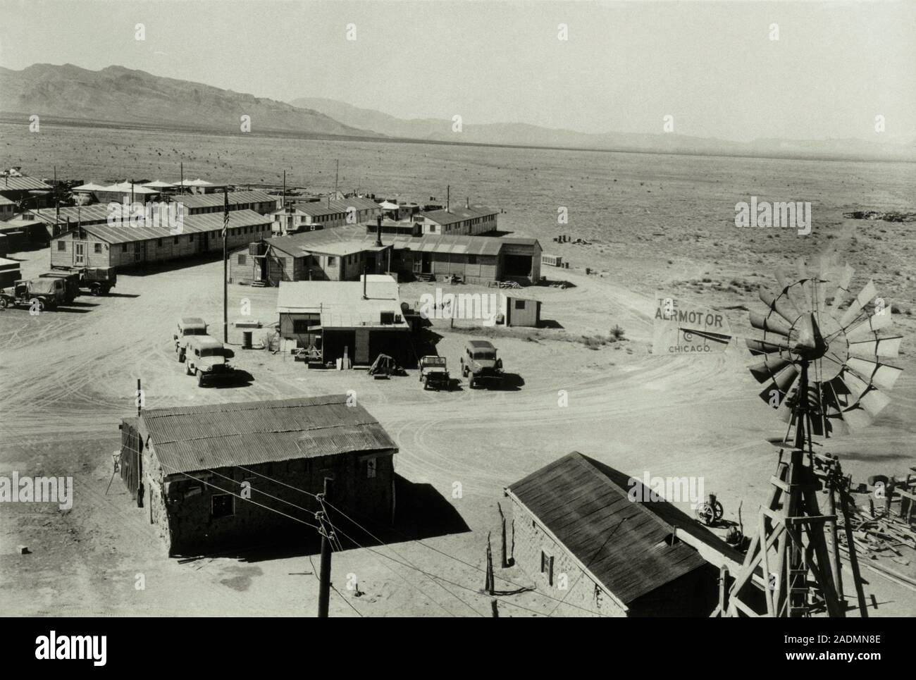 The base camp used for the Trinity Project, the world's first ...